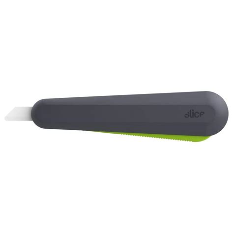 Slice Squeeze Trigger Auto Retractable Utility Knife With 1 Ceramic Rounded Tip Blade 10563