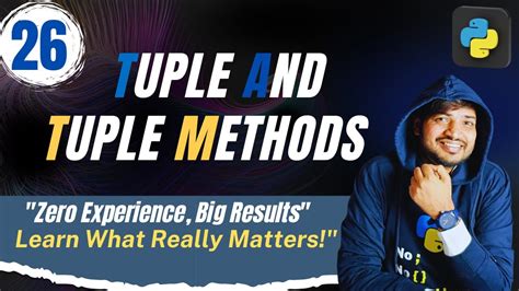 26 python tuple and tuple methods codersindia by rohit tyagi pythontuples