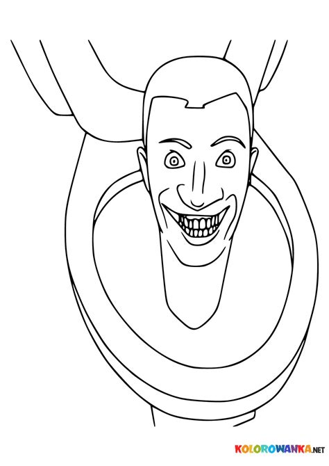 Kolorowanki Skibidi Toilet