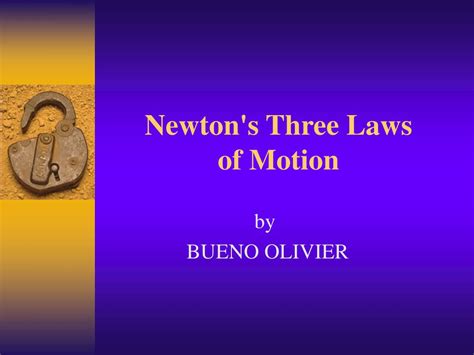 PPT Newton S Three Laws Of Motion PowerPoint Presentation Free Download ID