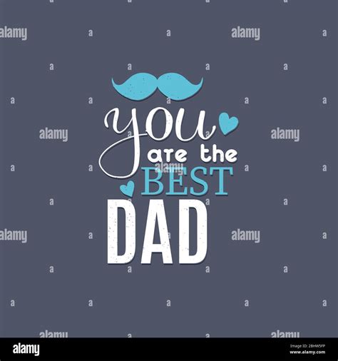 Poster For Dad With Text Stock Vector Image And Art Alamy