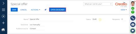 Create An Email Template Creatio Academy