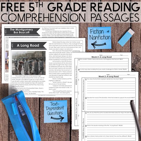 5th Grade Reading Passages