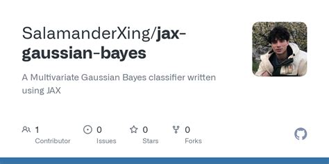Github Salamanderxingjax Gaussian Bayes A Multivariate Gaussian Bayes Classifier Written