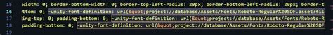 Getting Asset Database Warning When Declaring Font Variable In My Uss