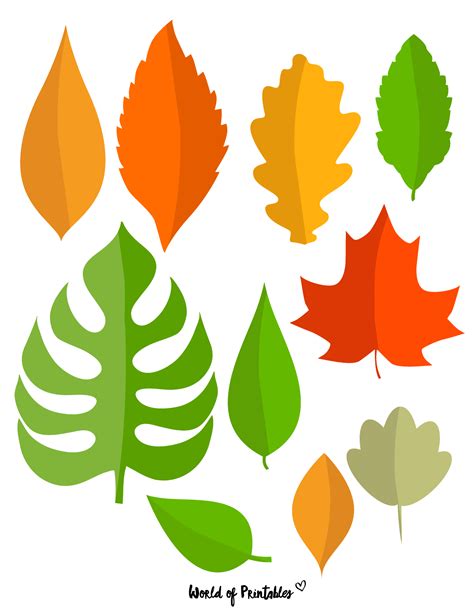 Free Printable Large Leaf Templates Stencils And Patterns 44 Off