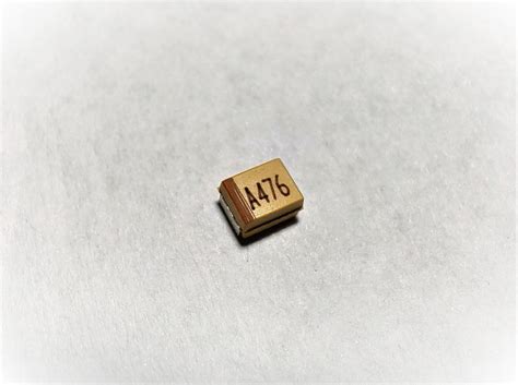 Capacitor 47 Uf 47uf Microfarad 10 V Tantalio Smd 3528 Cyberofice