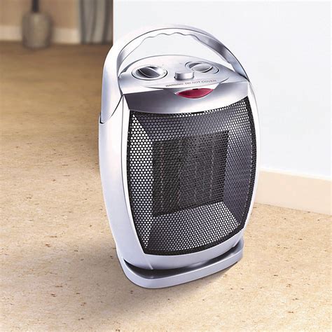 Neostar 1500w Mains Powered Oscillating Ceramic Heater With Carry
