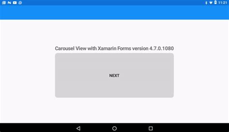 first index page is coming for a second in carouselview with xamarin forms 4 7 0 1080 · issue