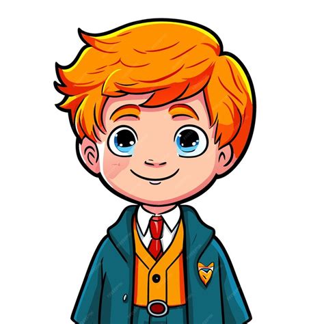 Premium Vector Ron Weasley Vector Illustration Cartoon