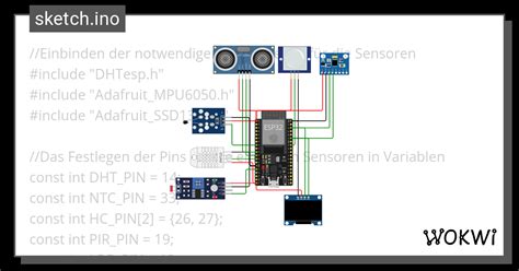 ESP Alle Sensoren Wokwi ESP32 STM32 Arduino Simulator