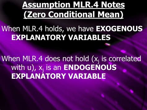PPT Assumption MLR 3 Notes No Perfect Collinearity PowerPoint Presentation ID 6756849