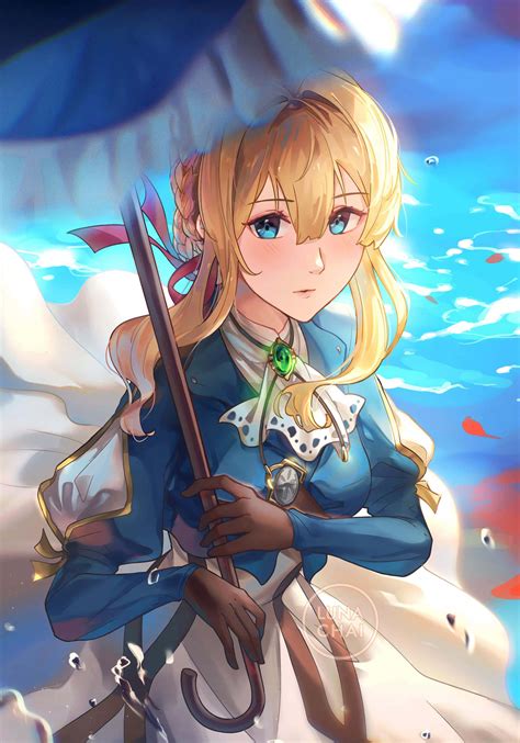Download Gorgeous Doll Looking Violet Evergarden Picture