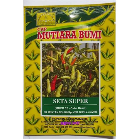 Jual Benih Cabe Rawit Seta Super Isi 10 Gram Dari Mutiara Bumi Shopee