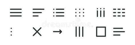 Hamburger Interface Menu Simple Line Minimal Ui Popup Burger Template Navigation Stock Vector