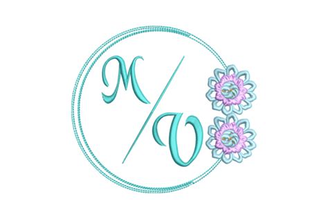 Wedding Mandv Monogram · Creative Fabrica