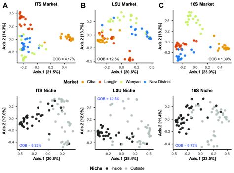 Metric Multidimensional Scaling MDS Ordinations Of Random Forest