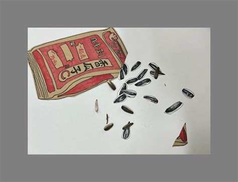 瓜子壳简笔画涂色打印版（漂亮19张）简笔画图片大全