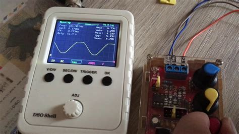 Dso Shell Osciloscope And Signal Generator Youtube
