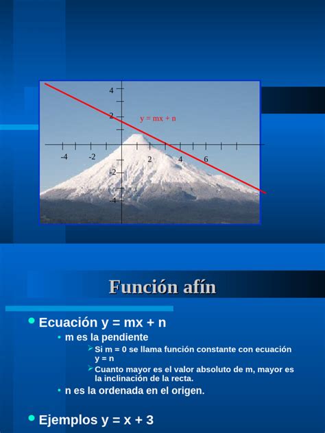 Función Lineal Y Afín Pdf Línea Geometría Pendiente