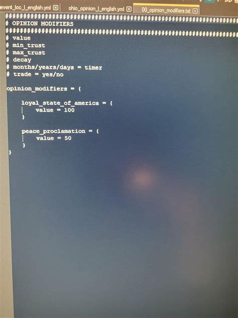Custom Opinion Modifiers Not Updating Rhoi4modding