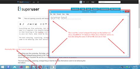 Files Not Opening Correctly With Notepad Super User