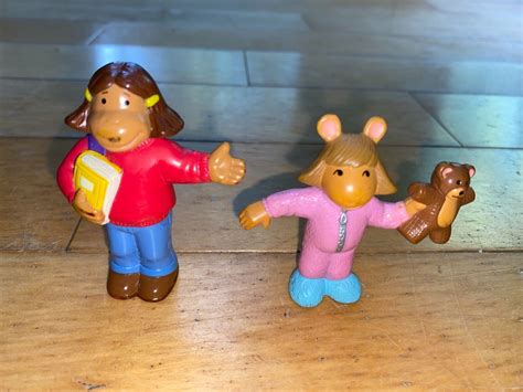 Marc Brown Arthur Sister Dw 2 5 And 2 75 Francine Pvc Lot Of 2 Figures