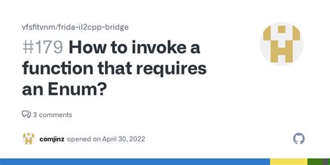 How To Invoke A Function That Requires An Enum · Issue 179