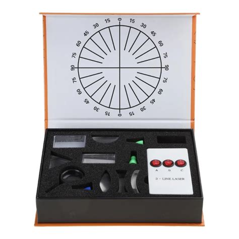 물리적 광학 실험 세트 삼각 프리즘 레이저 조명 볼록 오목한 렌즈 세트 어린이 선물 장난감 과학 장비프리즘 Aliexpress