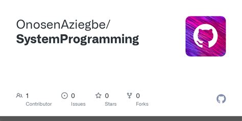 Github Onosenaziegbesystemprogramming