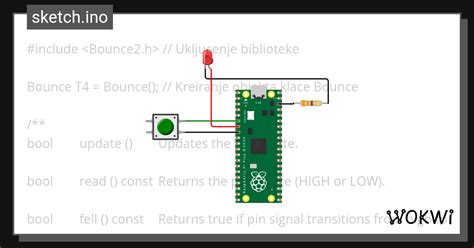 RPi Bounce Wokwi ESP STM Arduino Simulator