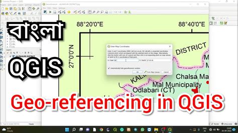 how to georeference a raster map in qgis georeferencing in qgis