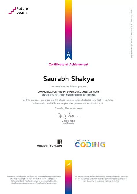 Communication And Interpersonal Skills At Work Future Learn Pdf Educational Assessment