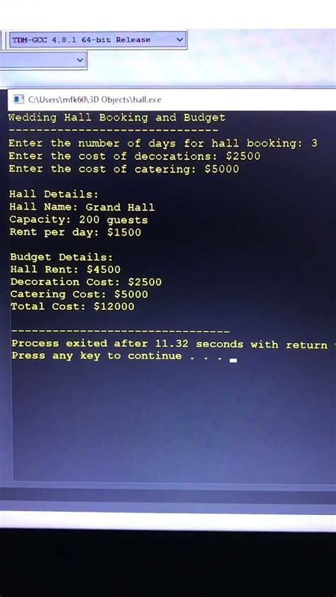 C Hall Details Coding Cplusplus Cppprogramming Code Cpp