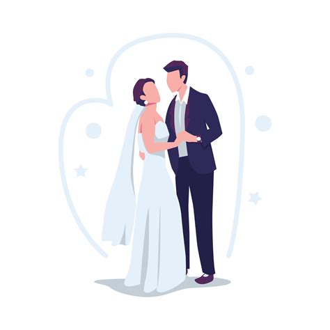 Wedding Couple Illustration Flat Vector Design 21188435 Vector Art At