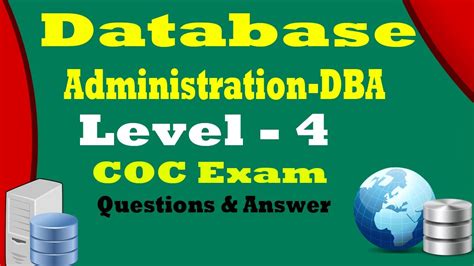 Database Administration Dba Coc Exam Theory Questions And Answer 2022 Youtube