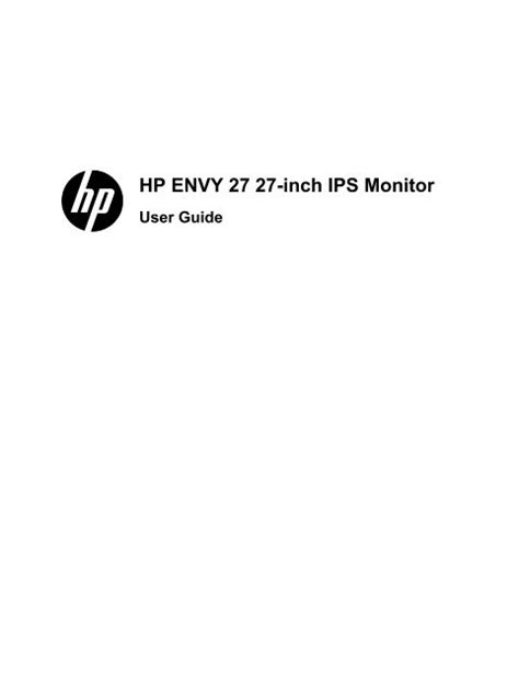 Hp Envy User Manual