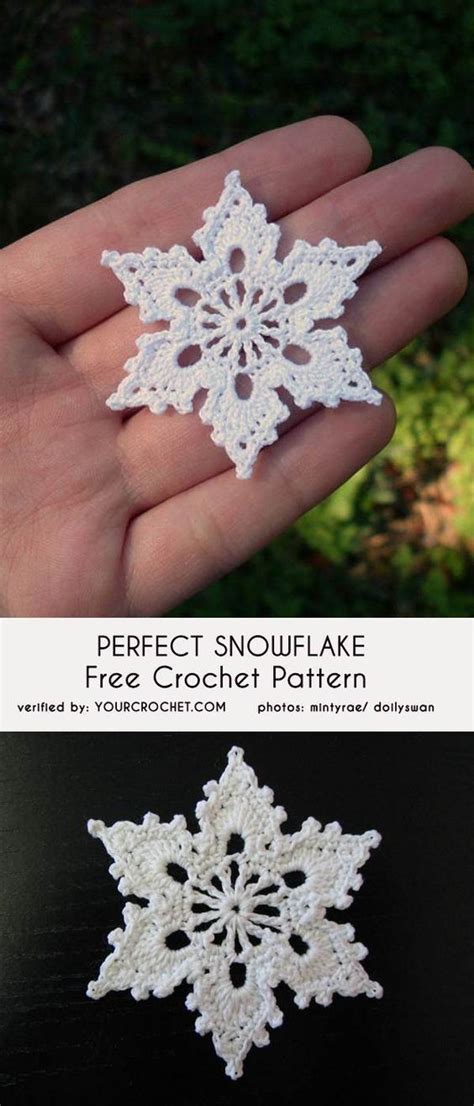 5 Minute Crochet Snowflake Free Pattern Its Almost Officially Winter And Snow Is Here