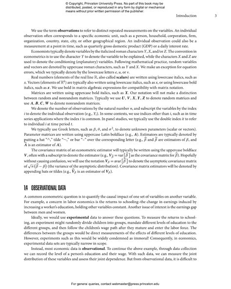 Econometrics Princeton University Press