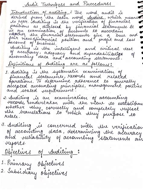 Auditing Class Notes Unit1and2 Pdf Auditing Class Notes Unit1and2 Pdf