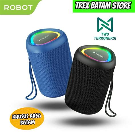 Jual Speaker Robot Rb120 Rgb Light New 2024 Bluetooth Music Tws Connect Garansi Resmi [ Batam