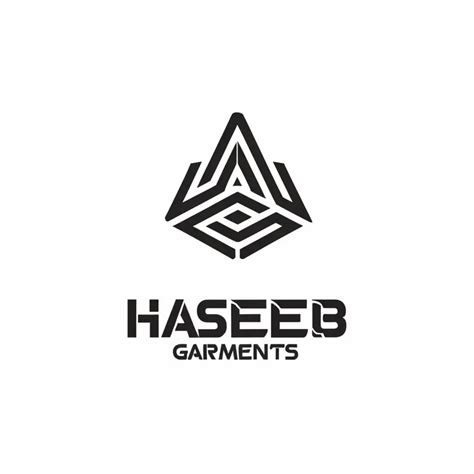 Logo Design For Haseeb Garments Classic And Refined Emblem Featuring
