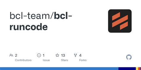 Github Bcl Teambcl Runcode