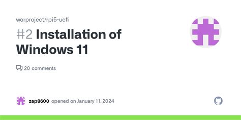 Installation Of Windows Issue Worproject Rpi Uefi GitHub