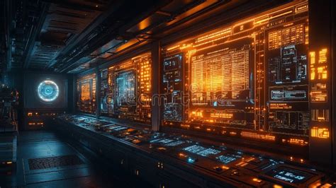 Industrial Robot Operating On Automated Production Line Stock Illustration Illustration Of