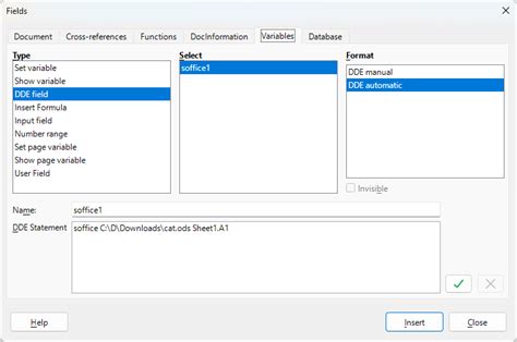 Link Writer Text Value To Calc Cell English Ask Libreoffice