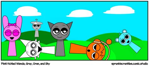 Pinki Tickled Wenda Gray Oren And Sky By Scaredfourfetishes On Deviantart
