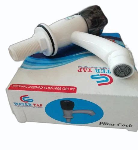 Round White Pvc Pillar Cock For Bathroom Fitting Size 15 Mm At Rs