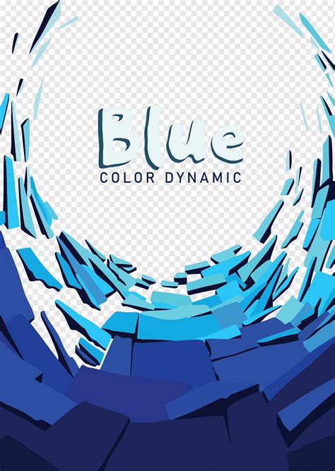 Decorative Background Blue Dynamic 3d Png Pngwing