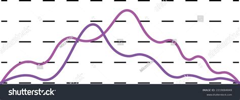 Smooth Line Chart Data Comparison Infographic Stock Vector Royalty Free Shutterstock